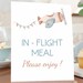 Airplane Meal Sign, Aviator Table Signs, Airplane Birthday Decorations ...