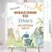 Editable Dinosaur Welcome Sign, Instant Download, Dino Birthday ...