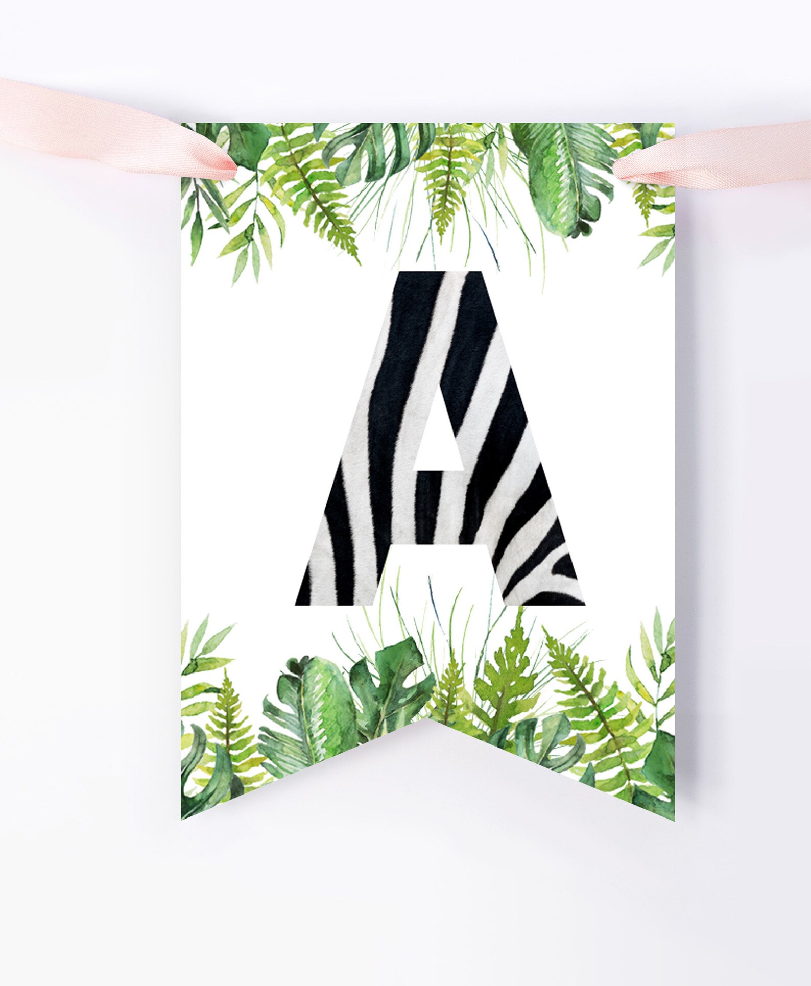 Animal Print Birthday Banner Safari Happy Birthday Banner - Etsy