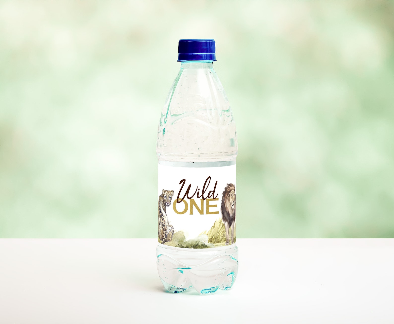 Safari Water Bottle Labels Safari 1st Birthday Decorations - Etsy