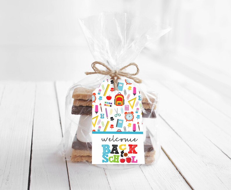 Welcome Back to School Tags Printable Back to School Tag | Etsy