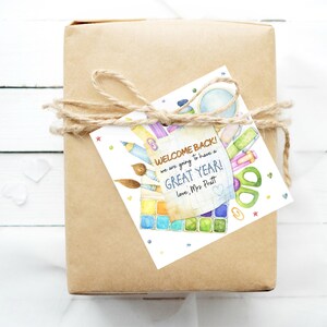 Happy First Day of School Gift Tags Printable, Welcome Back to School ...