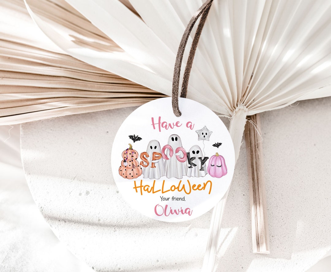 Editable Ghost Thank You Tags, Thank You for Coming Tags, Happy ...