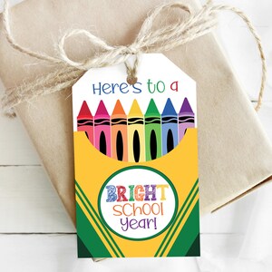Bright School Year, Welcome Back to School Tags, Back to School Tag ...