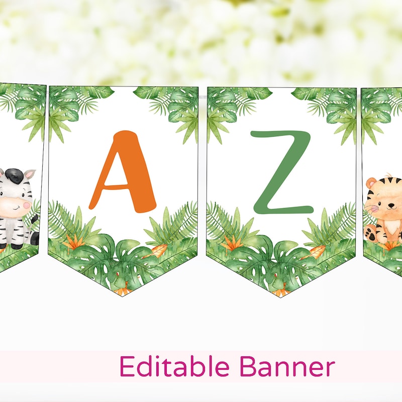 Safari Banner - Etsy