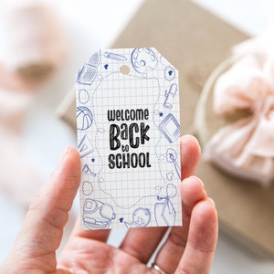 Welcome Back to School tags printable Back to School Tag | Etsy
