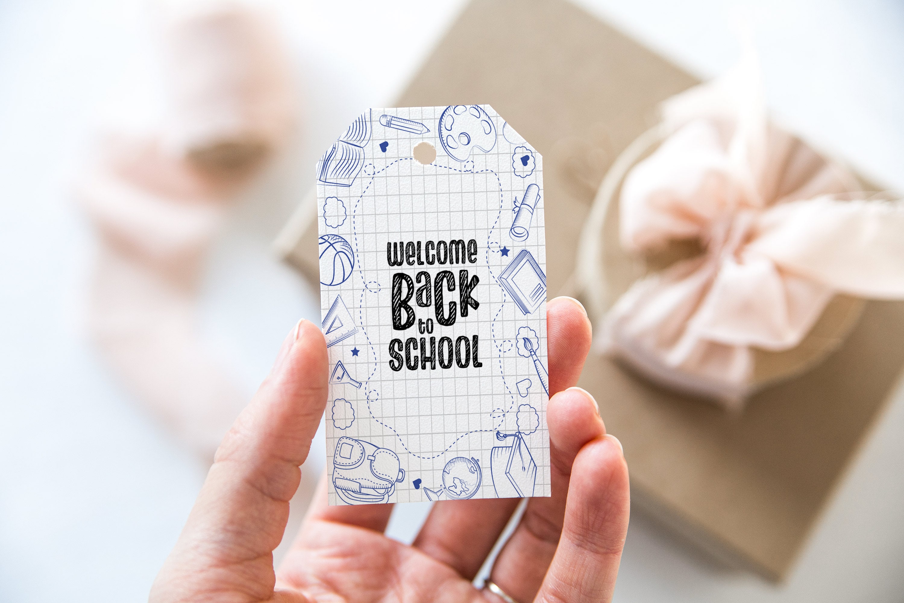 Welcome Back to School tags printable Back to School Tag | Etsy