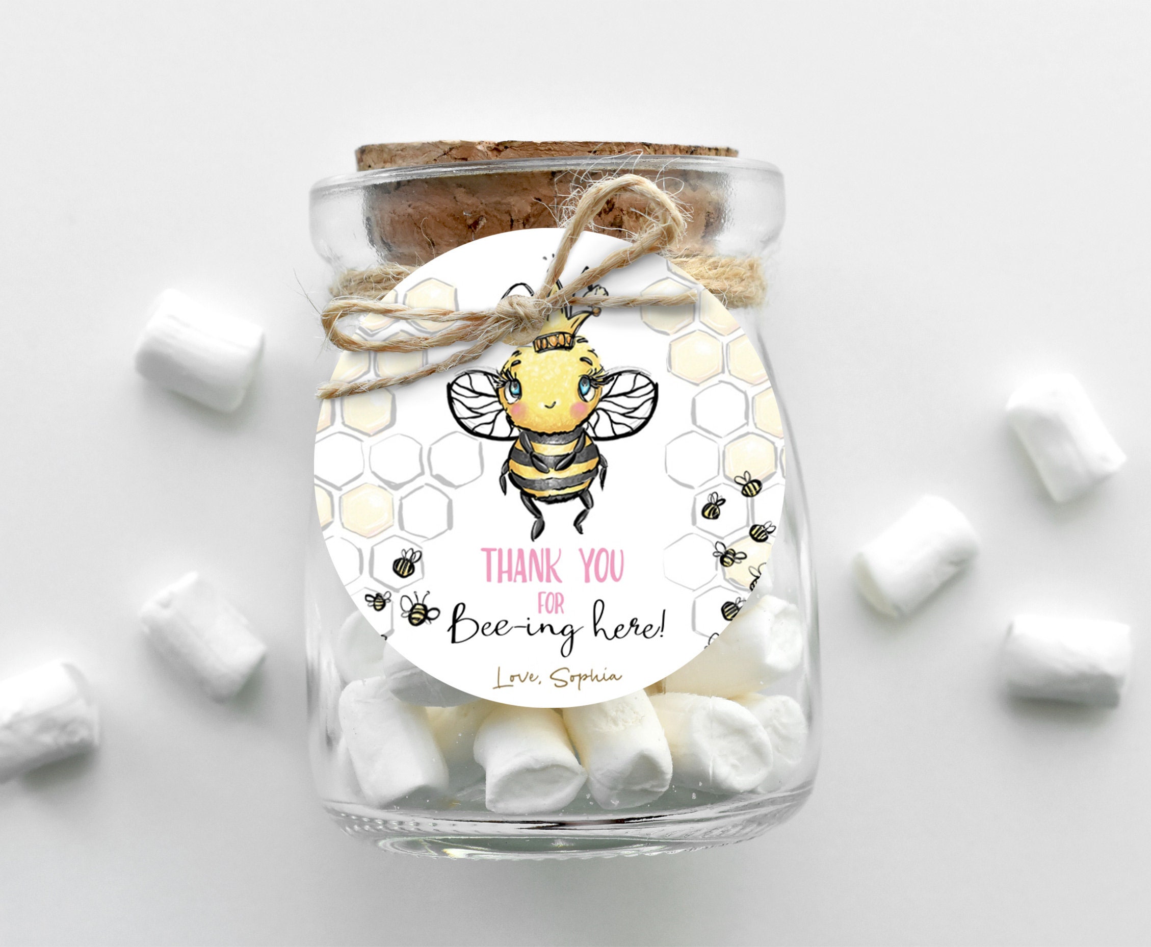 Editable Bee Thank You Tags, Bee Day Decorations, Thank You for Beeing ...