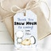 EDITABLE Arctic Animals Thank You Tags Custom Birthday Favor - Etsy