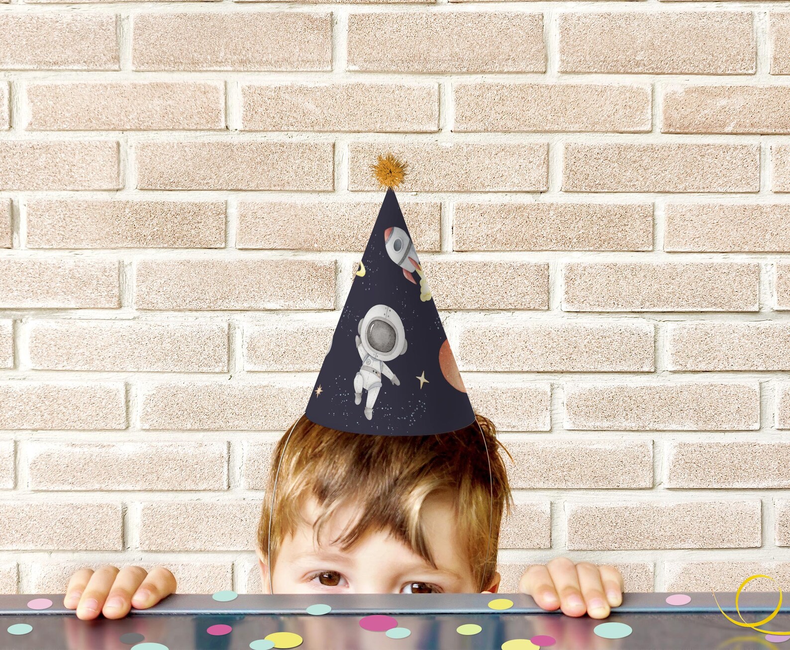 Space Party Hat Astronaut Birthday Decorations Boy Printable - Etsy