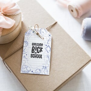 Welcome Back to School Tags Printable Back to School Tag | Etsy