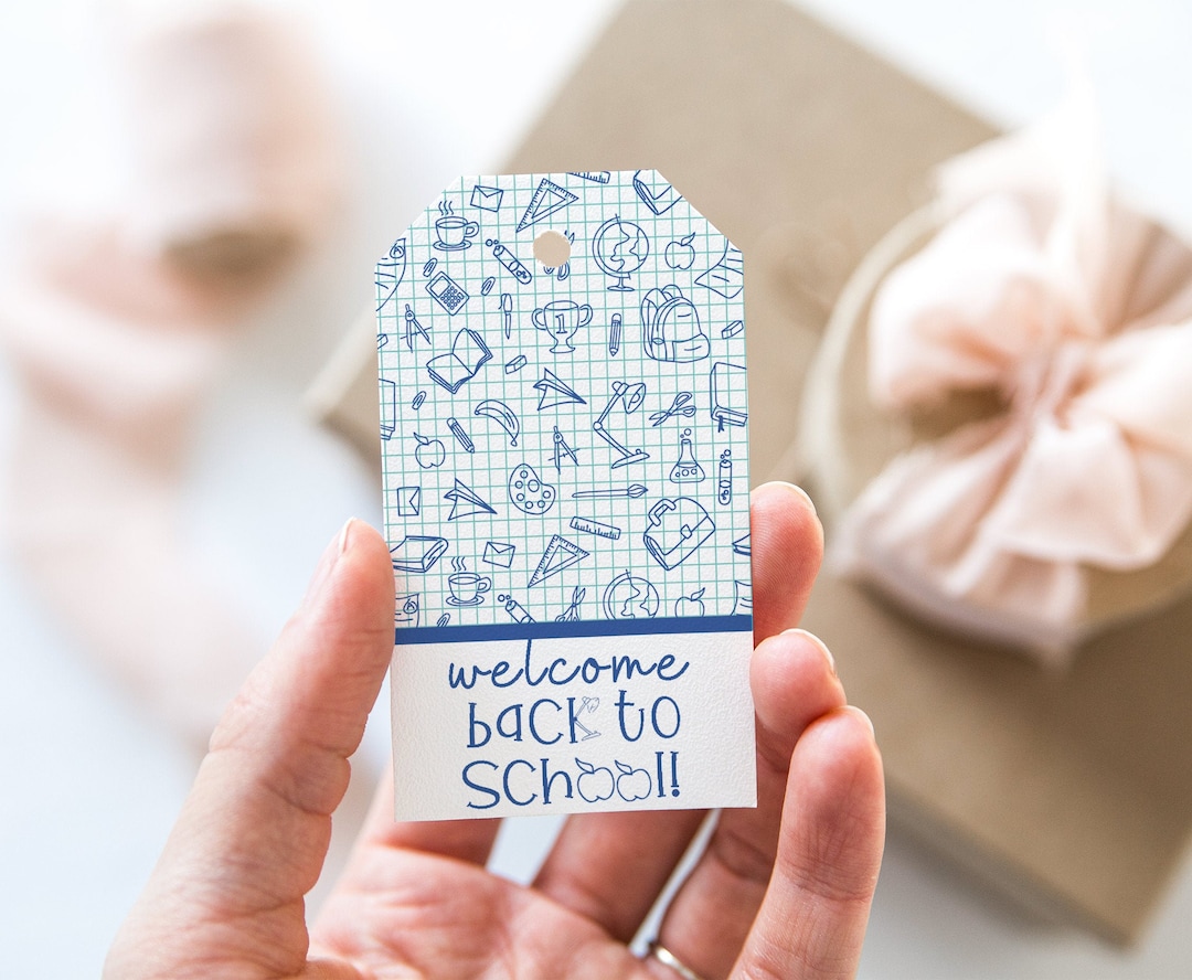 Welcome Back to School Tags Printable, Back to School Tag, Teacher Tag ...