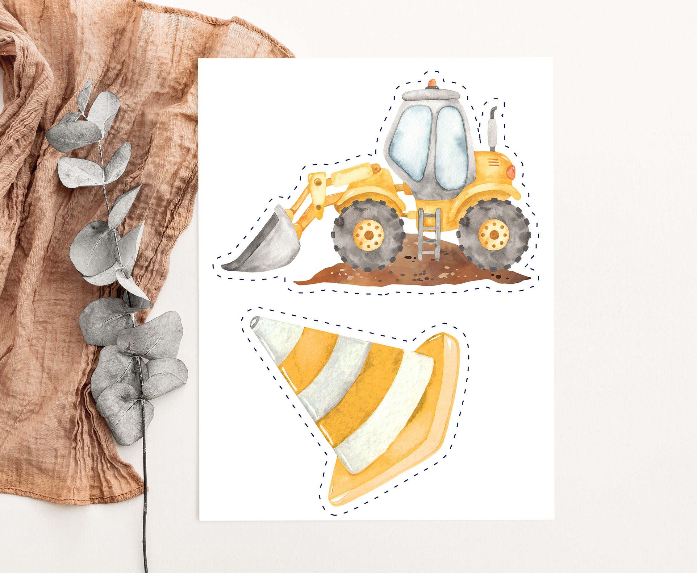 Construction Centerpieces Construction Party Table Decor - Etsy