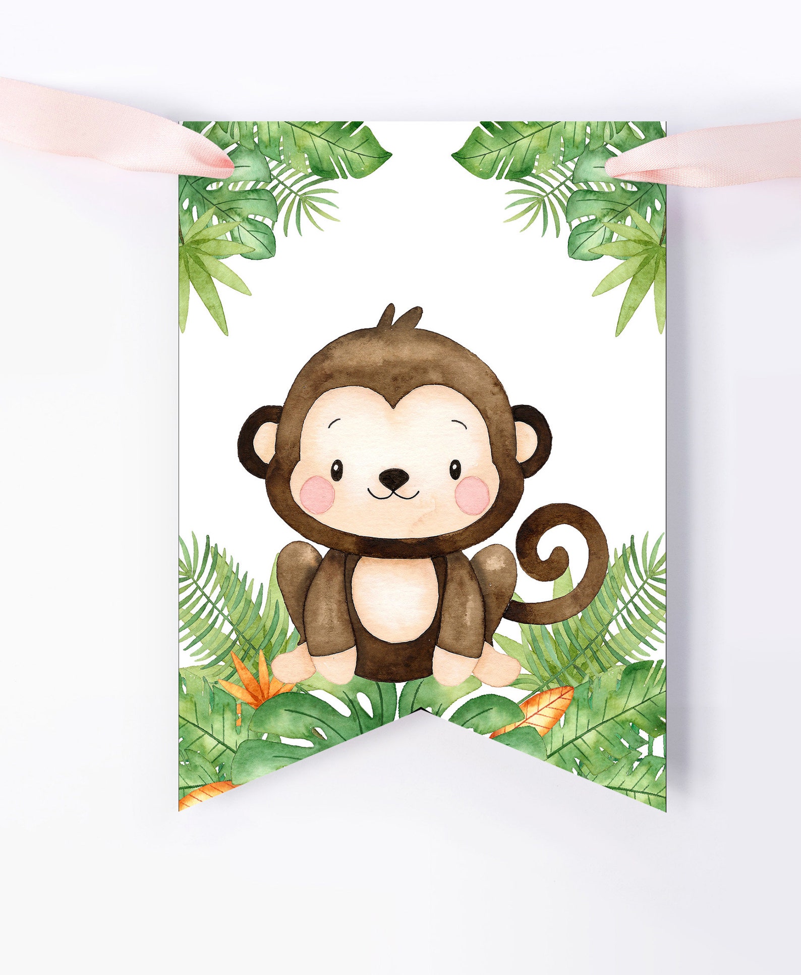 Safari Animals Banner Jungle Animals Baby Shower or Birthday - Etsy