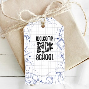 Welcome Back to School Tags Printable, Back to School Tag, Teacher Tag ...