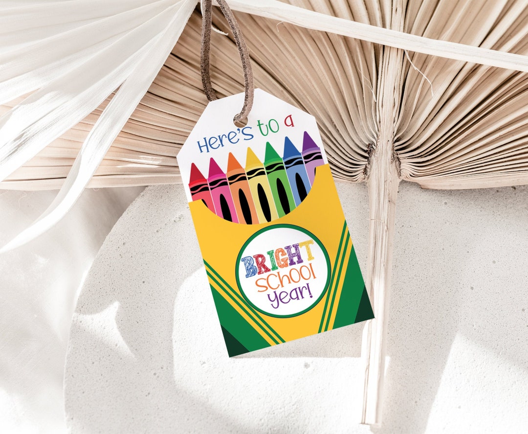 Bright School Year, Welcome Back to School Tags, Back to School Tag ...