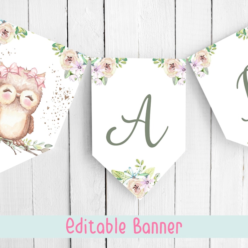 Letters Owl - Etsy