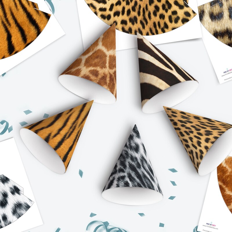 Kids Animal Party Hats - Etsy
