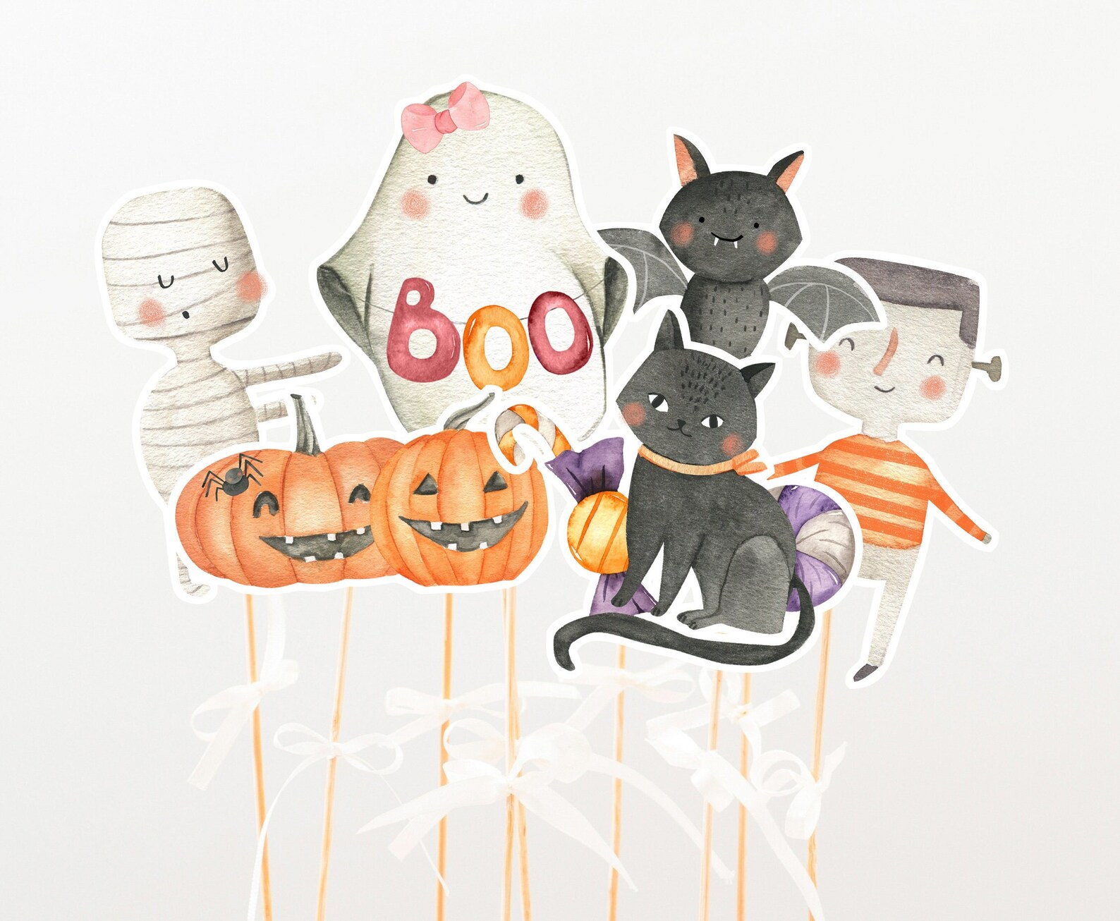 Girl Ghost Centerpieces Halloween Table Decor Ghost Birthday - Etsy