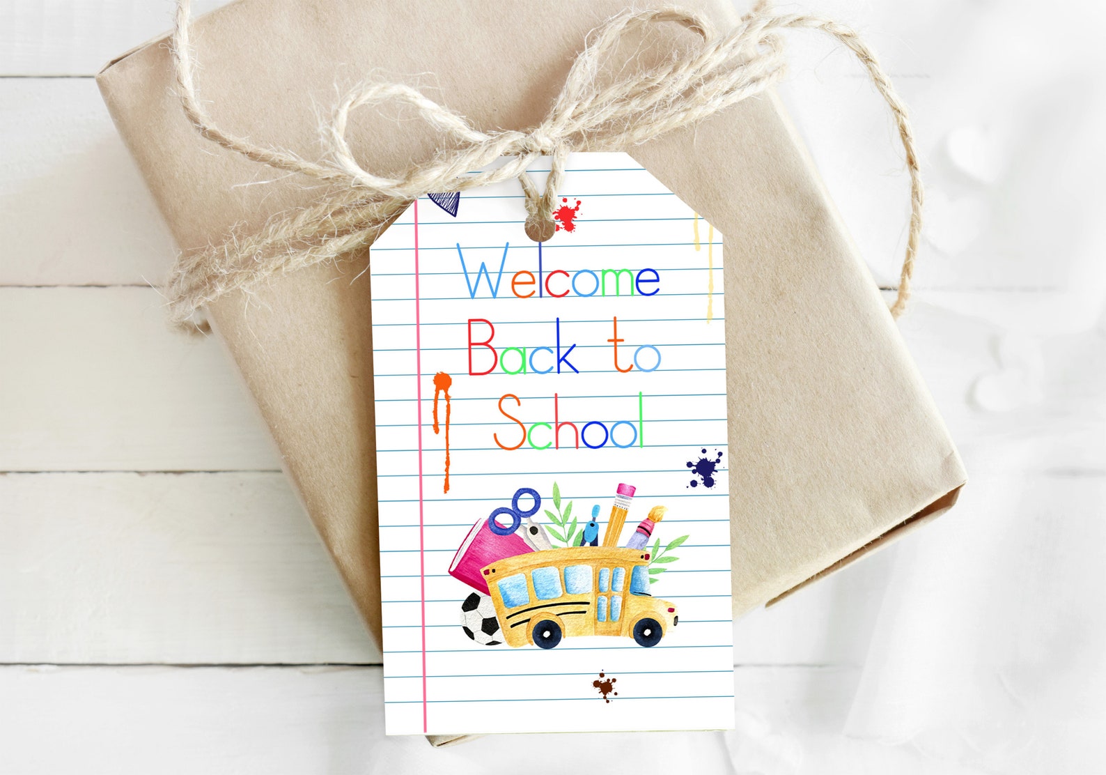 Welcome Back to School Tags Back to School Tag Teacher Tag | Etsy