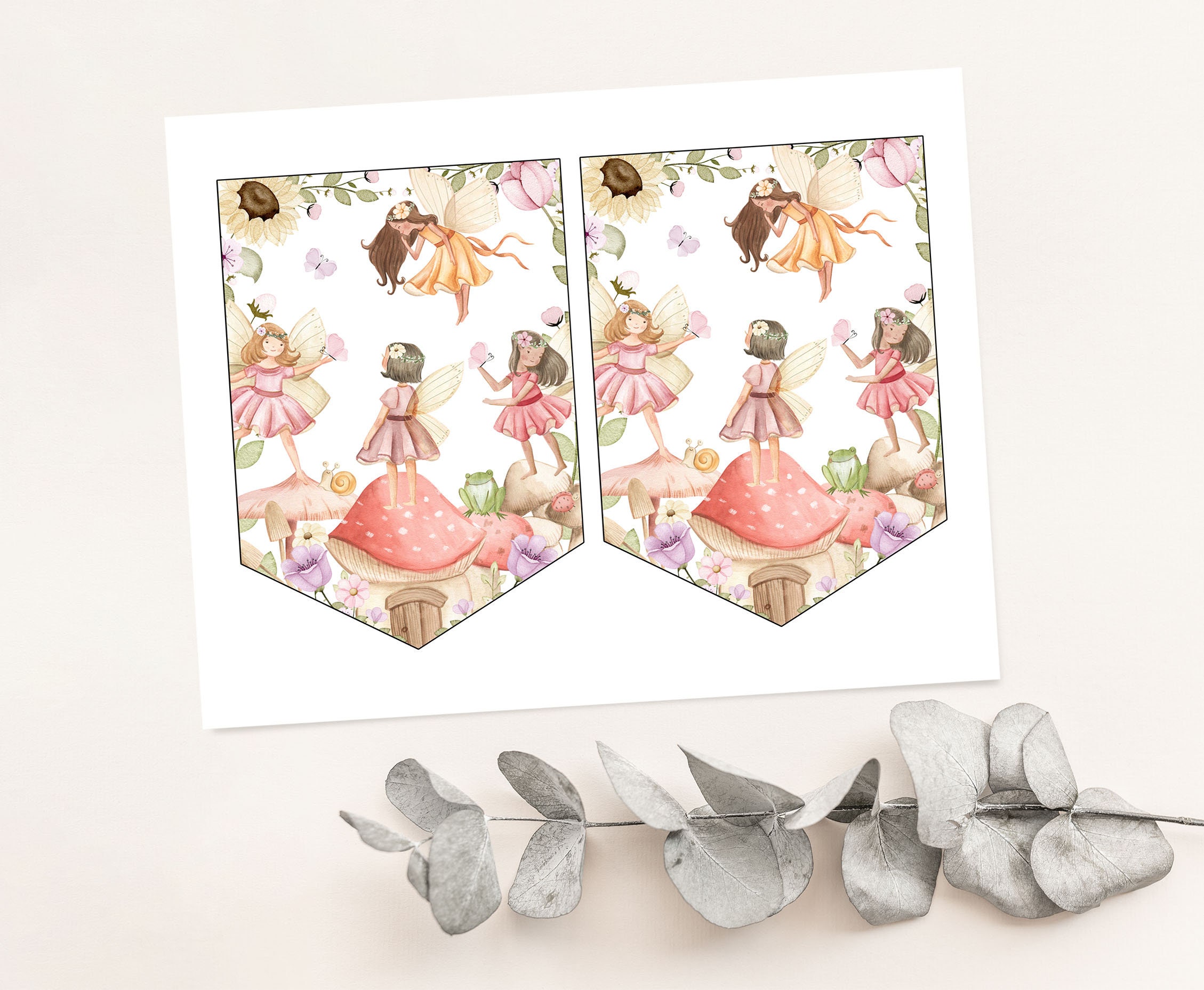 Editable Fairy Banner Custom Fairy Birthday Banner Fairy - Etsy