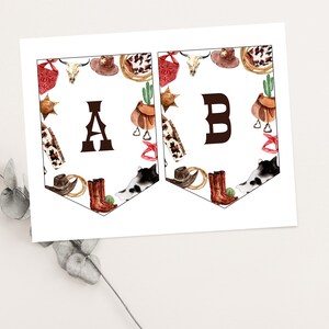 Editable Rodeo Banner, Custom Cowboy Birthday Banner, Rodeo Baby Shower ...