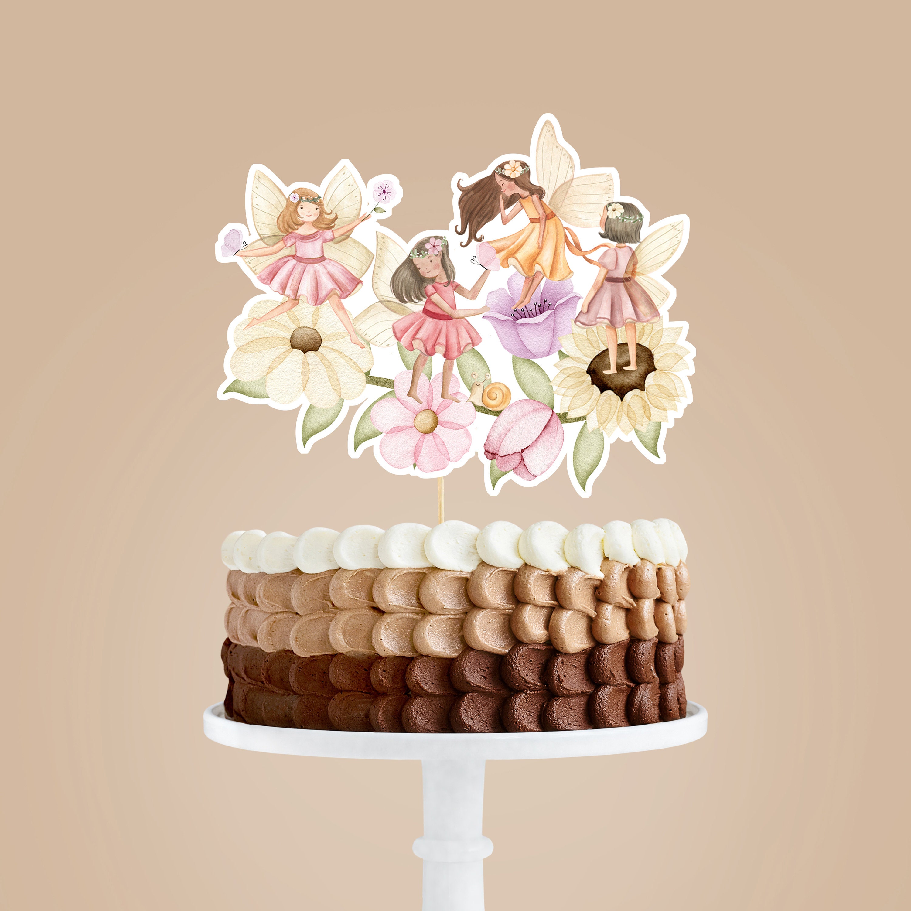 Fairy Cake Topper Fairy Centerpiece Fairy Garden Theme - Etsy