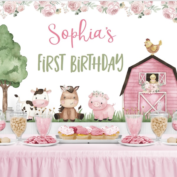 Farm Birthday Decorations - Etsy