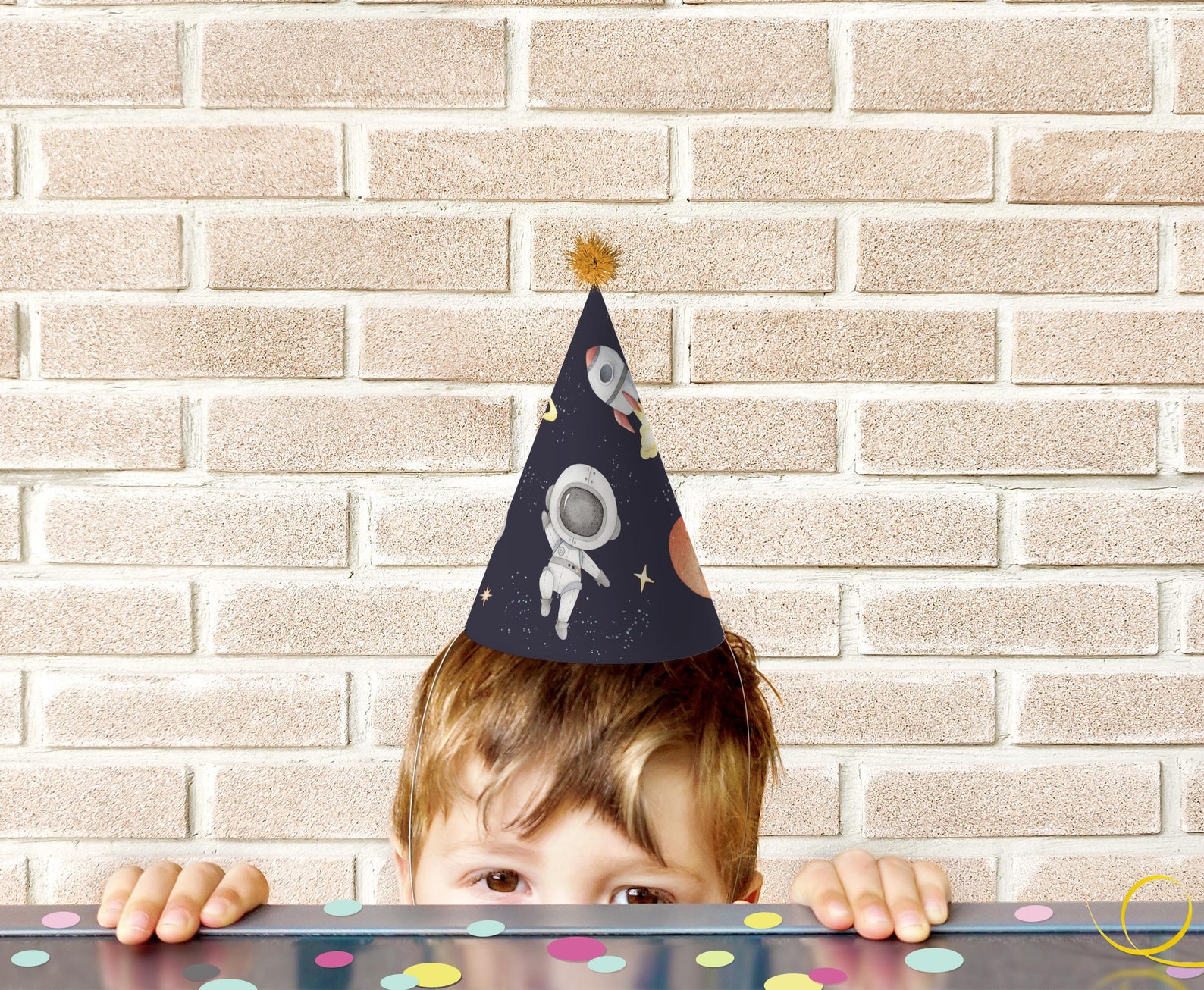 Space Party Hat Astronaut Birthday Decorations Boy Printable - Etsy