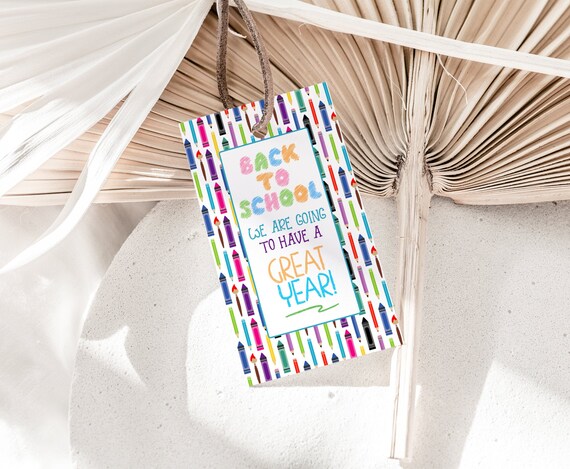 Welcome Back to School Tags Back to School Tag Teacher Tag - Etsy
