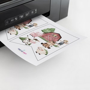 Editable Farm Banner, Custom Farm Birthday Banner, Farm Baby Shower ...