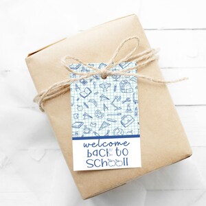 Welcome Back to School Tags Printable Back to School Tag - Etsy