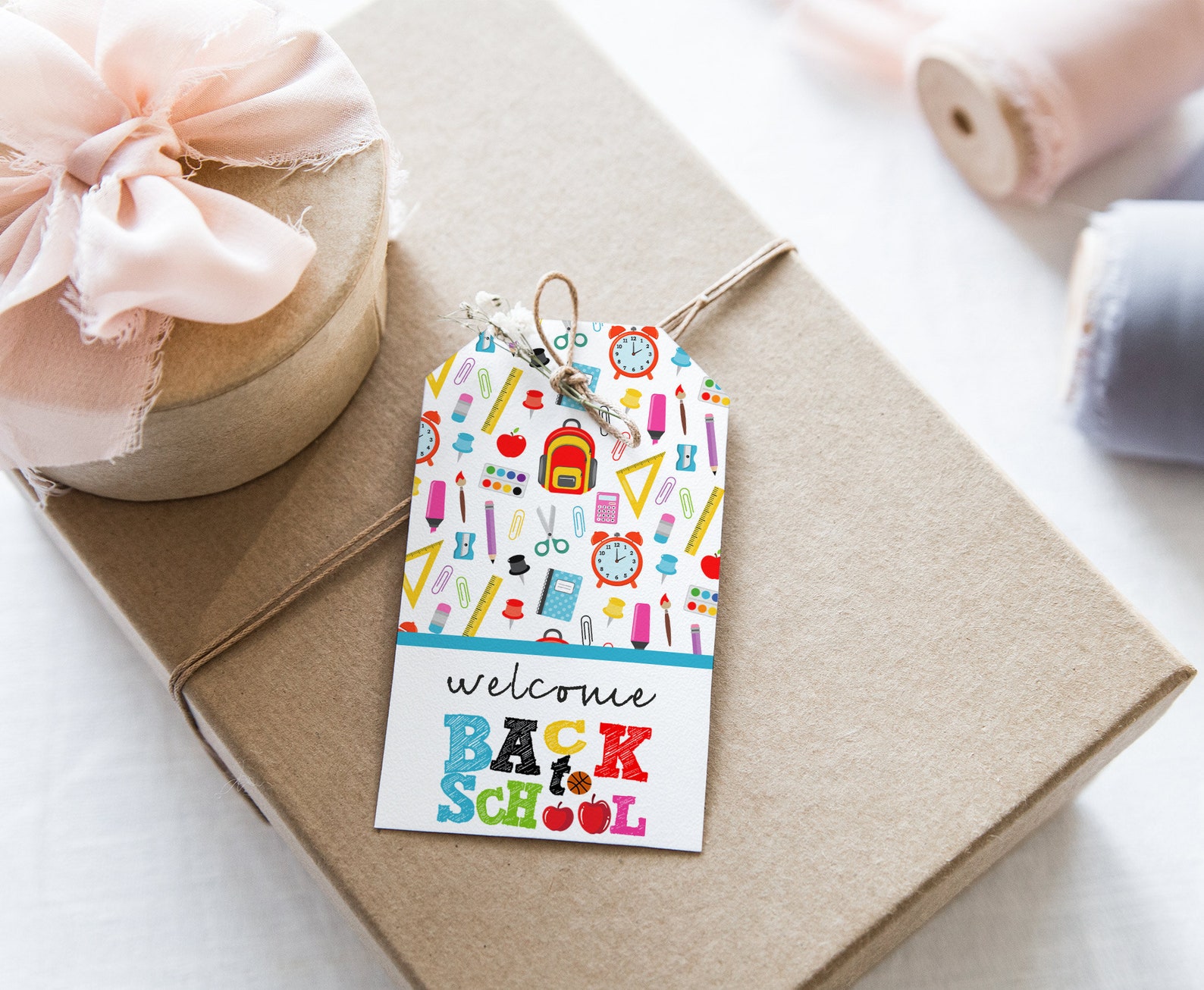 Welcome Back to School Tags Printable Back to School Tag | Etsy