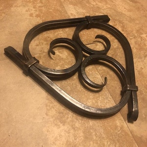 Hand Forged Scroll Trivet - Etsy
