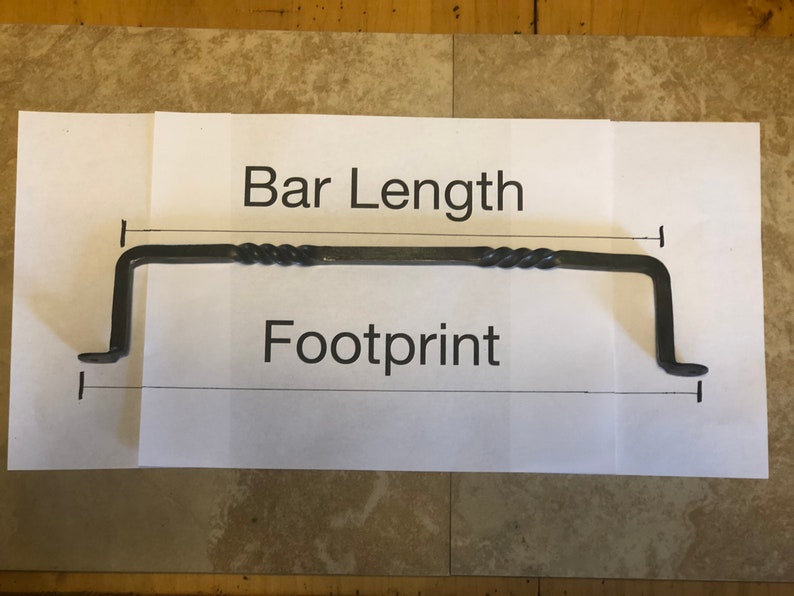 Hand Forged Twisted Iron Towel Rack: Standard Lengths - Etsy