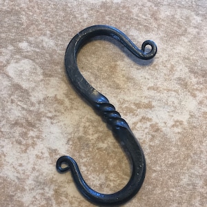 Hand Forged Twisted "s" Hooks - Etsy