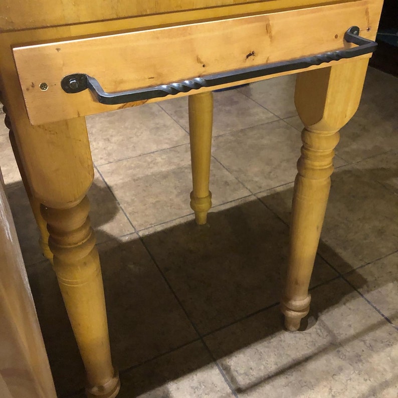 Hand Forged Twisted Iron Towel Rack: Standard Lengths - Etsy