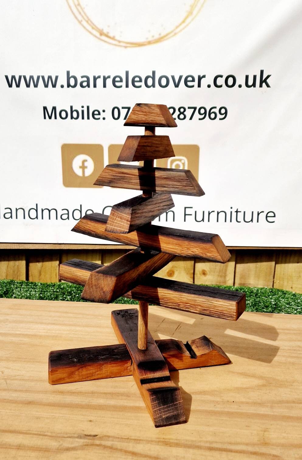 Mini Whisky Barrel Christmas Tree - Etsy UK