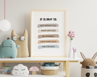 Its Ok to Make Mistakes Poster - Etsy