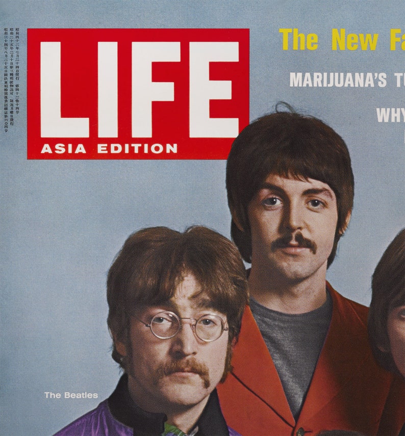 The Beatles Life Magazine 1967 Poster Print Canvas Metal - Etsy