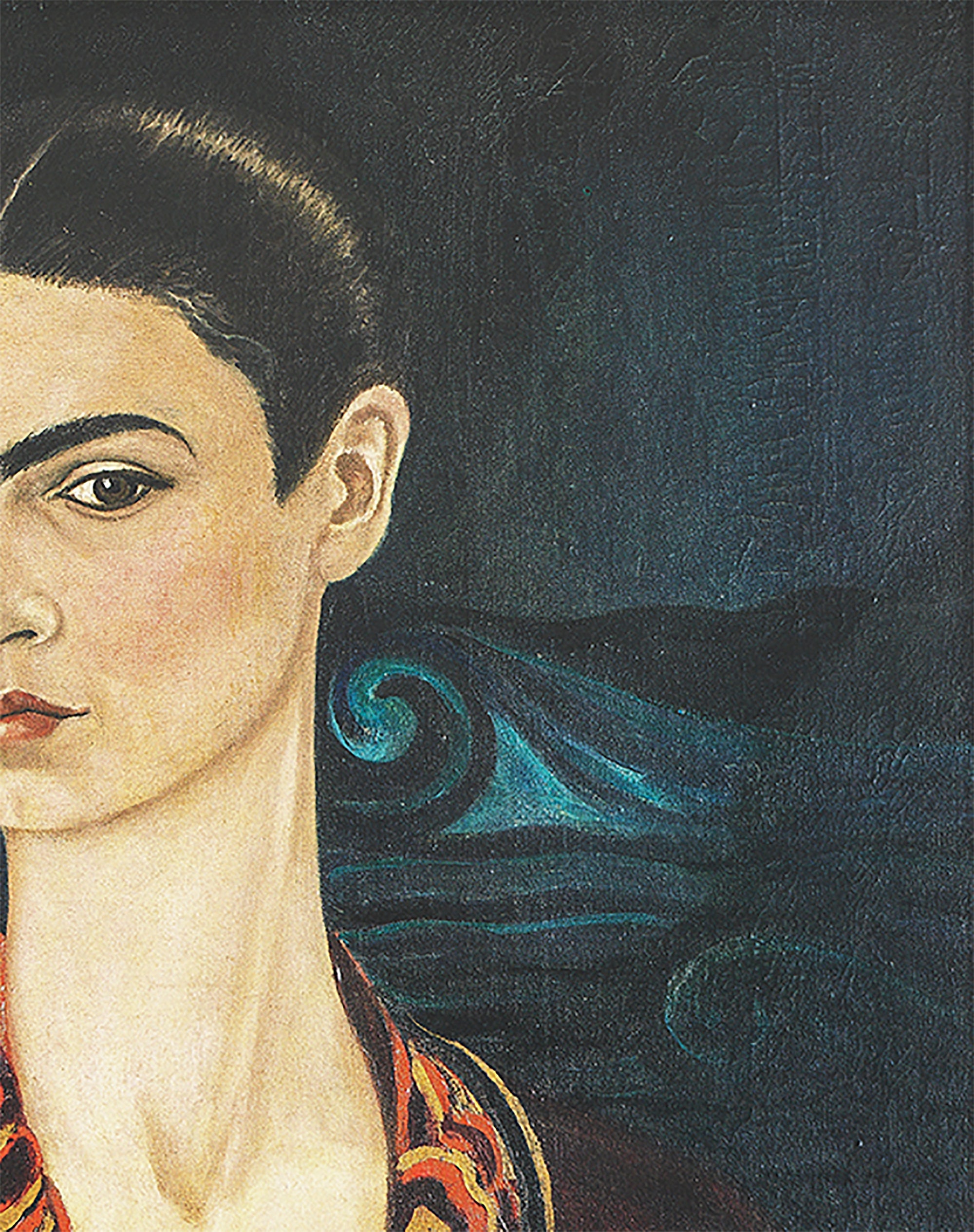 Exclusive Gold Leaf Frame Frida Kahlo Portrait, Canvas Printed Home ...