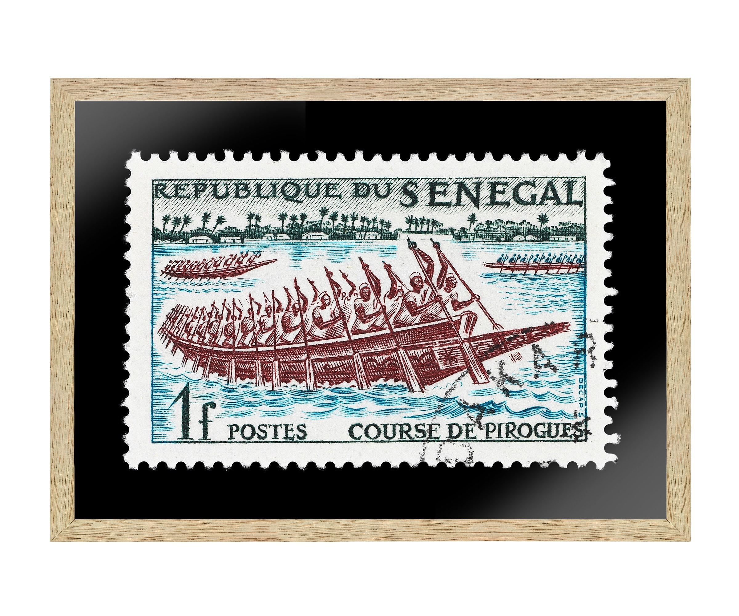 Vintage African Stamp Art Postage, Senegal Senegalese Stamp, Gift Photo ...