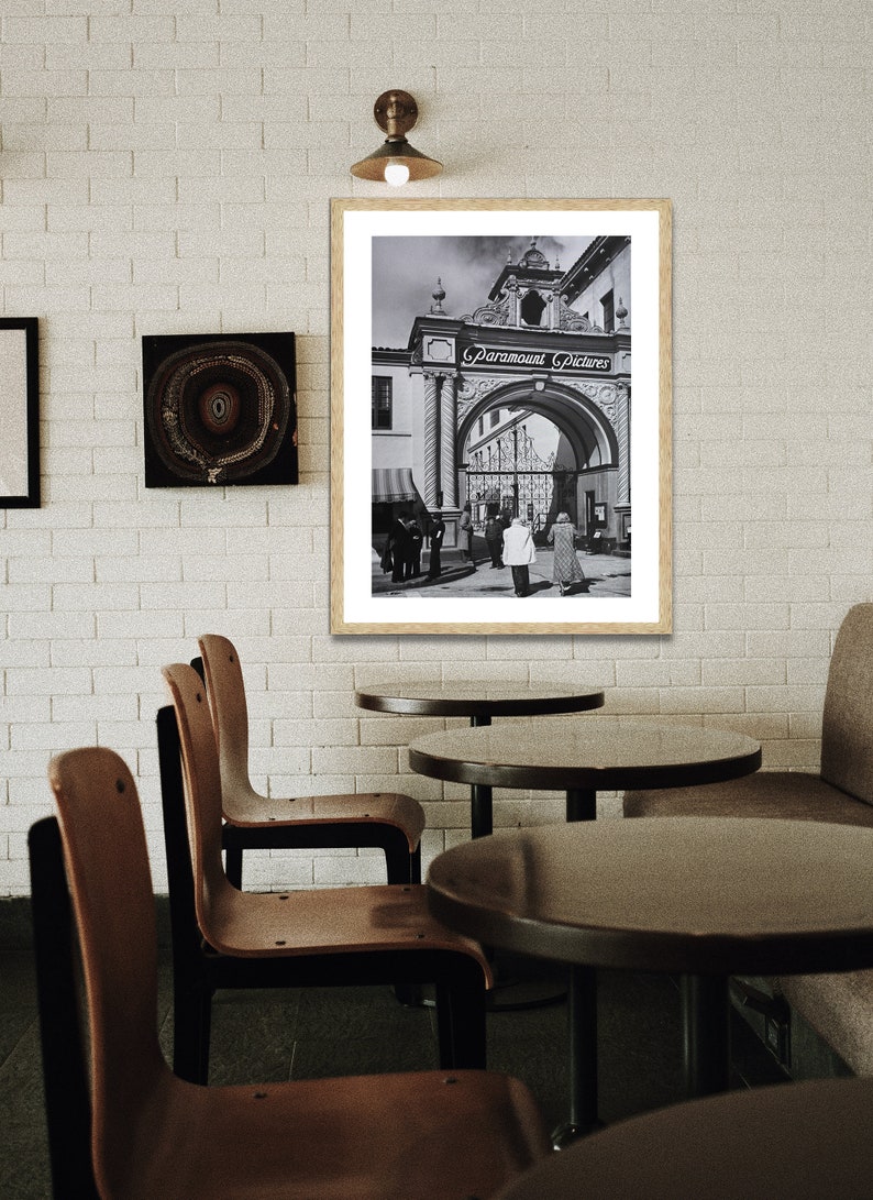 Paramount Pictures Gate Photo Poster Framed Canvas Print, Historical ...