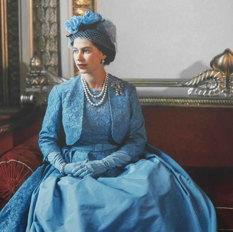 Queen Elizabeth II Youth Photos Poster Exclusive Framed Canvas - Etsy