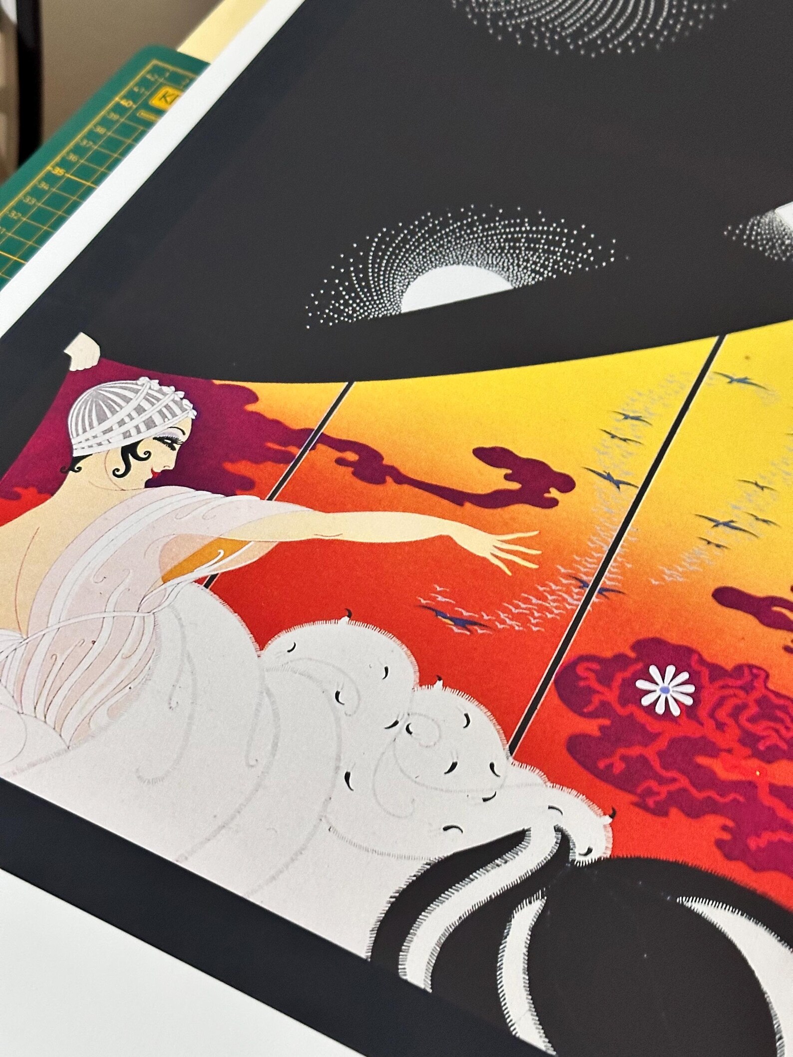 Erte 'coming of Spring' Framed Canvas Print: Art Deco Wall Art - Etsy