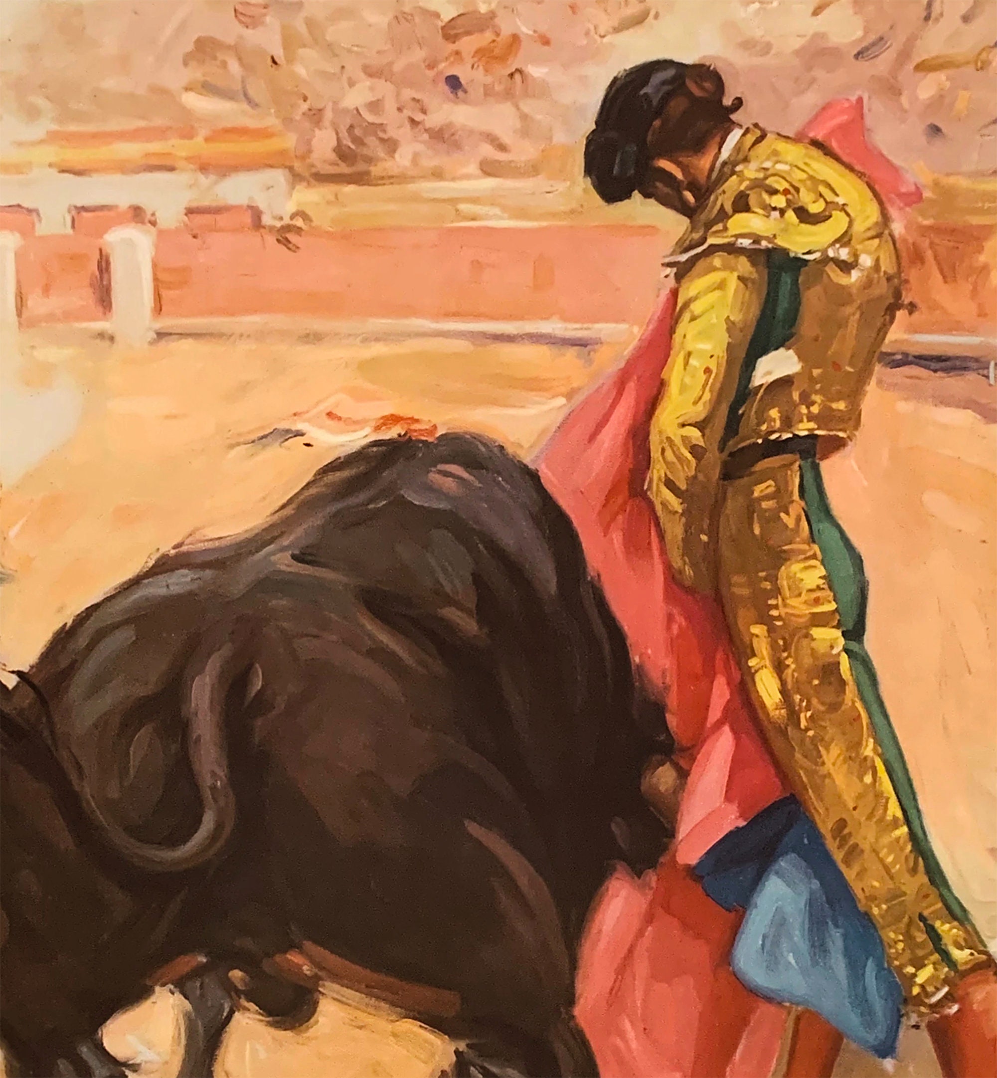 Spanish Bullfighting Vintage Fine Art Print Poster, Lithograph, Espana ...