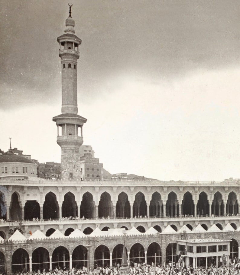 The Kaaba, Al-ka'bah, the Cube, Ka'bah Photo Print Canvas, Kaabah Art ...