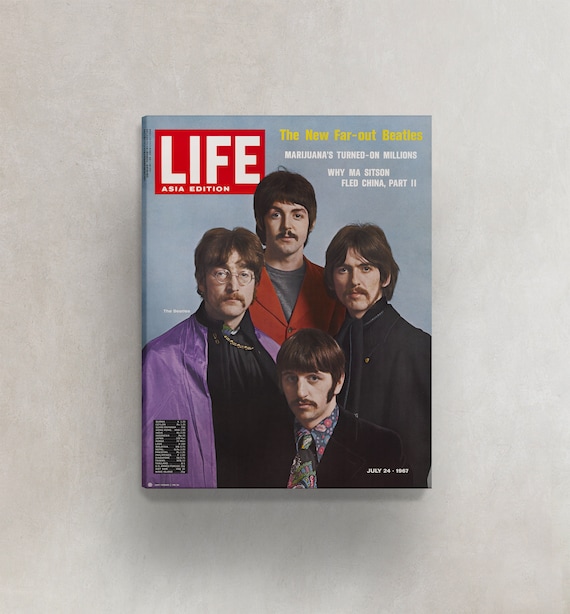 The Beatles Life Magazine 1967 Poster Print Canvas Metal - Etsy