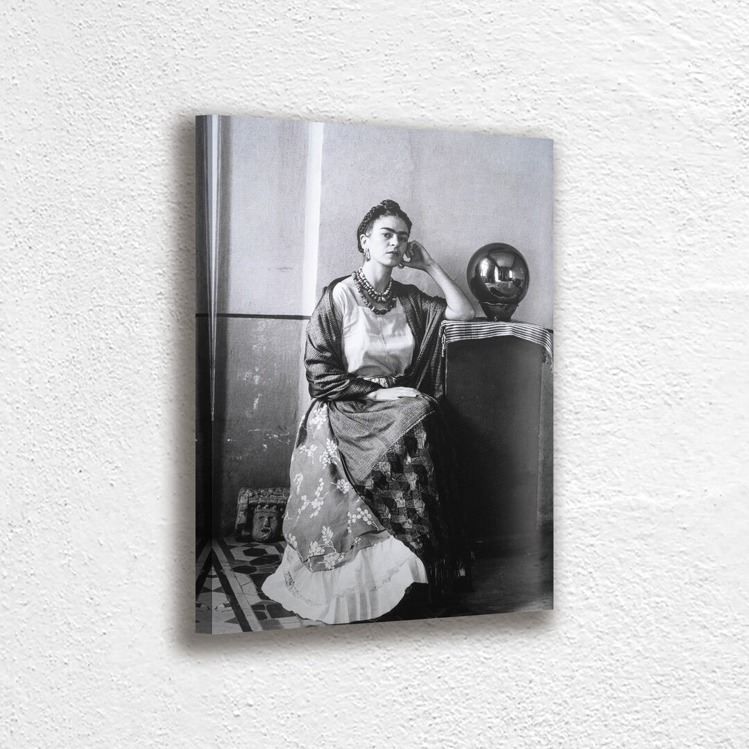 Frida Kahlo Self Portrait Hanging Poster, Canvas Wall Art Decoration ...