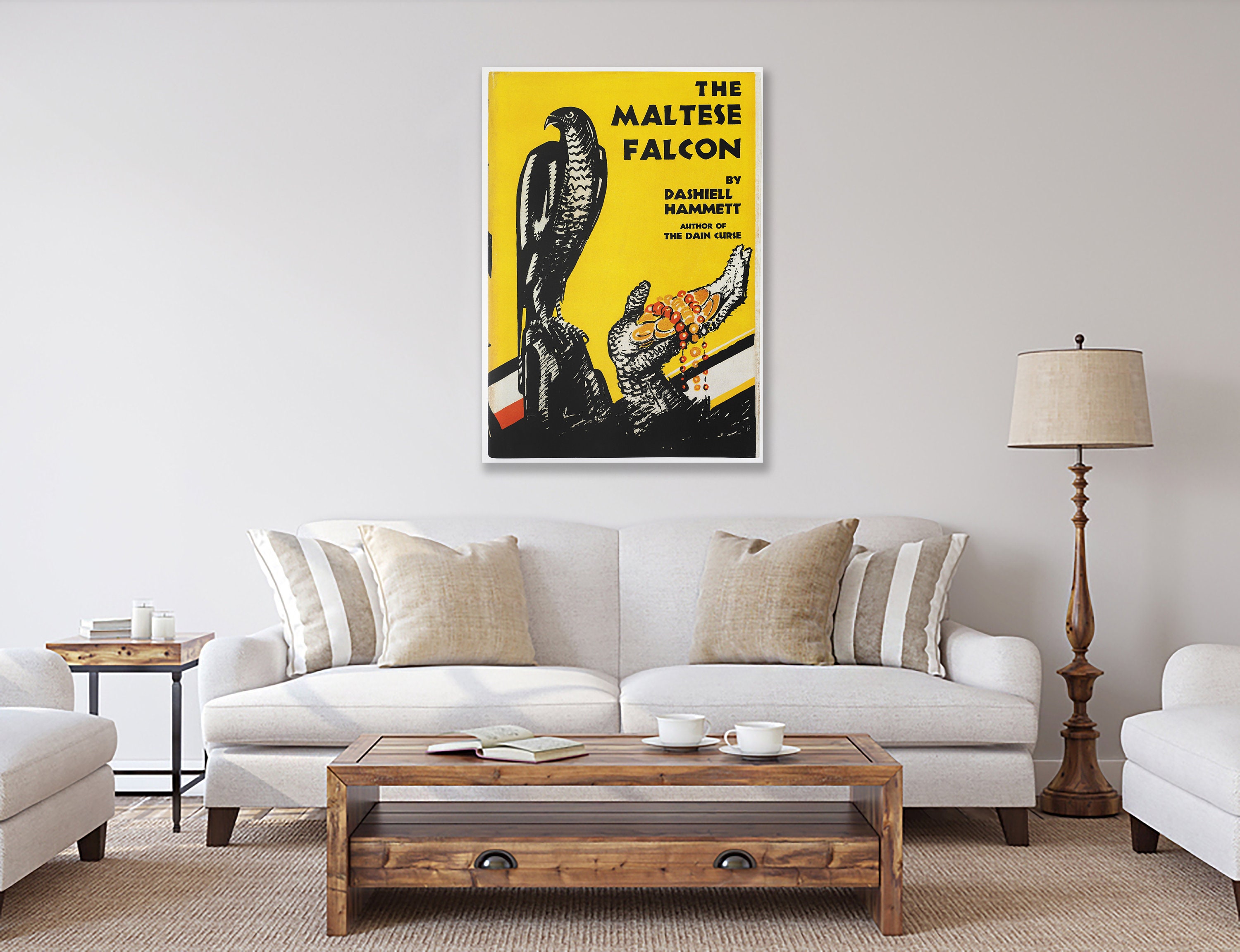 The Maltese Falcon Poster Falcon Wall Hangingthe Maltese - Etsy